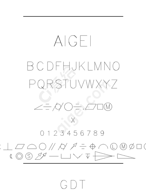 GDT字体 - 字体_ttf素材 免费下载 - 爱给网